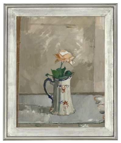 Still Life with Rose and Pitcher by Euan Uglow on artnet