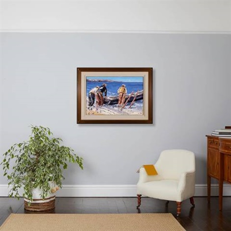 LAUNCHING THE CURRACH, INISHEER ISLAND, COUNTY GALWAY by Ivan Sutton on ...