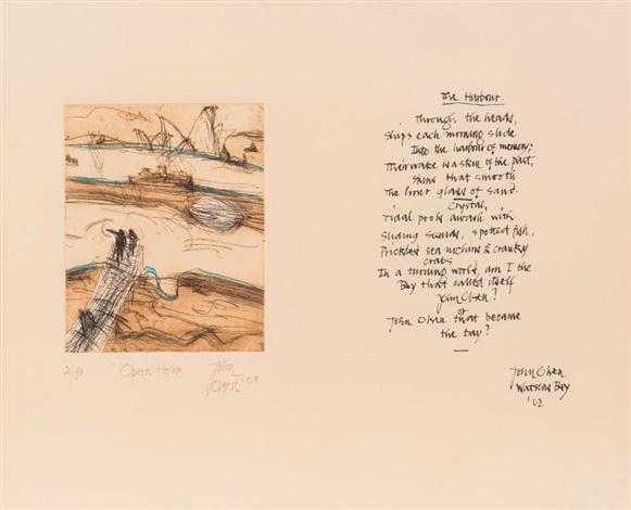 Opera House and The Harbour Poem by John Henry Olsen on artnet