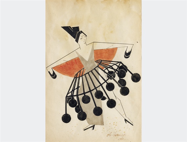 Untitled costume design by Alexandra Alexandrovna Exter on artnet