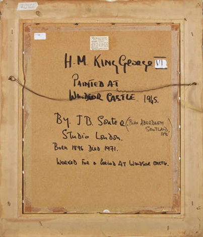 H.M. King George VI by John Bulloch Souter on artnet