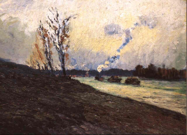 Bord de Seine by Louis Mathieu Verdilhan on artnet