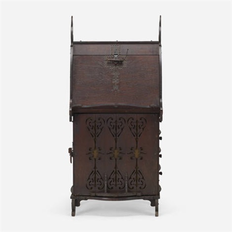 Rare and Important revolving desk, model 500 by Charles Rohlfs on artnet