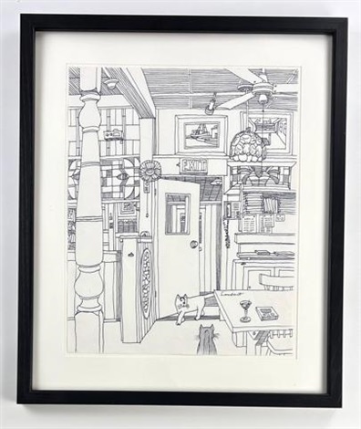 Napis Restaurant Exit to Kitchen by Jackson Lambert on artnet