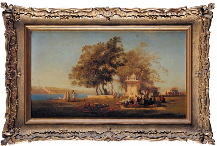 Les Eaux Douces à Constantinople by Charles Théodore (Frère Bey) Frère ...