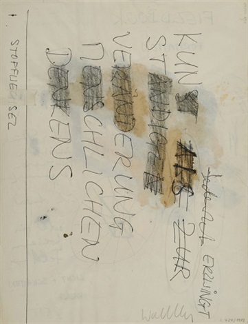 Werkzeichnung by Franz Erhard Walther on artnet