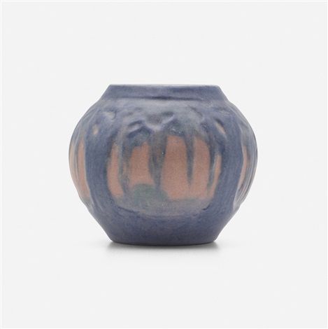 Miniature twilight scenic vase with live oaks and Spanish moss by Sarah ...