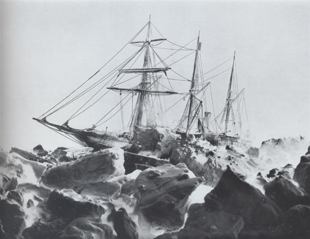 The Endurance at night by Frank Hurley on artnet