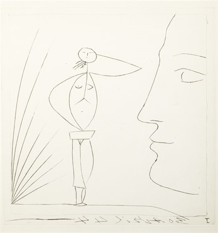 Profil et Femme Nue - Dora Maar by Pablo Picasso on artnet