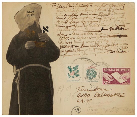 Untitled Logos X-55 by Wallace Berman on artnet