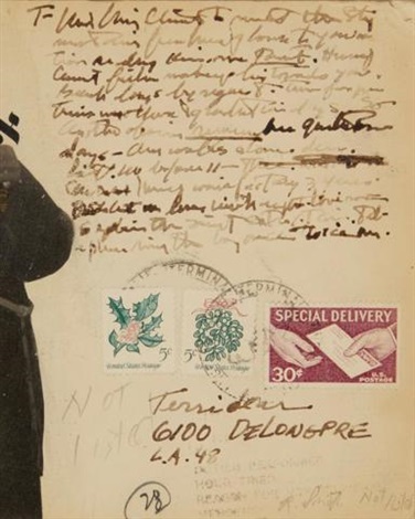 Untitled Logos X-55 by Wallace Berman on artnet