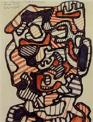 Portrait II by Jean Dubuffet on artnet
