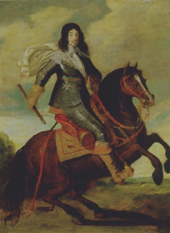 Equestrian portrait of Louis XIII by Claude Deruet on artnet