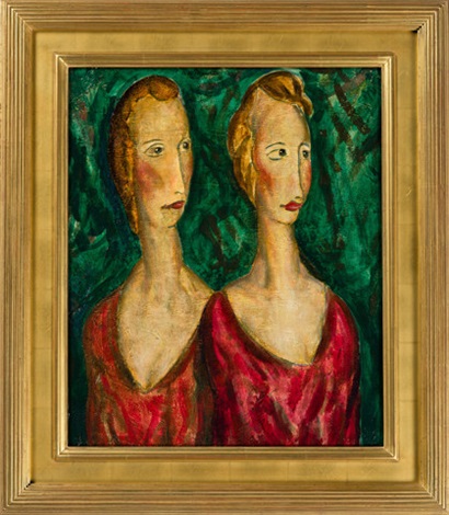 Two Blonde Heads. by Alfred Henry Maurer on artnet
