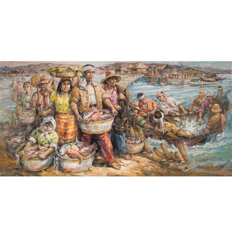 Biyaya Mula sa Dagat by Angel Cacnio on artnet