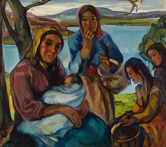 Indian Women, Oka by Henrietta Mabel May on artnet