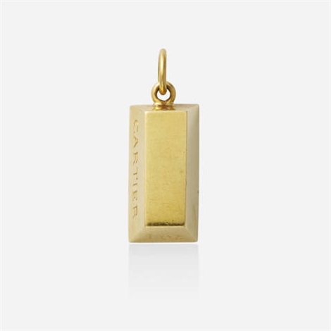 1 oz. gold bar pendant by Cartier (Co.) on artnet