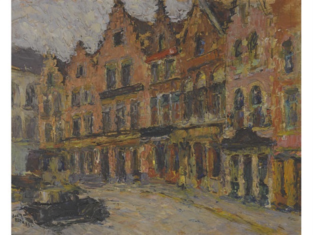 Cafes, Bruges by Joseph Raphael on artnet