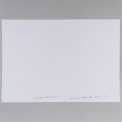 Adam Mediano by Larry Clark on artnet