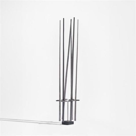 Column of Six Lines with Gimbals by George Rickey on artnet