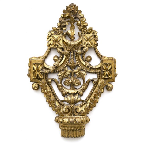 Twelve carved finials on artnet