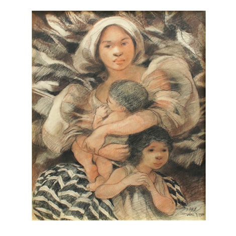 Jose Joya Mother And Child Paintings