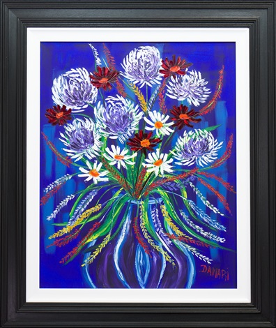 CHRYSANTHEMUMS - EXPLOSION OF COLOUR by John Damari on artnet