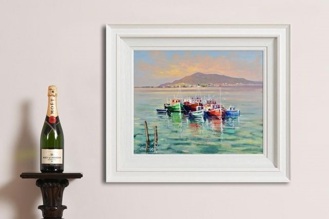 Clustered Boats, Co. Donegal by William Cunningham on artnet