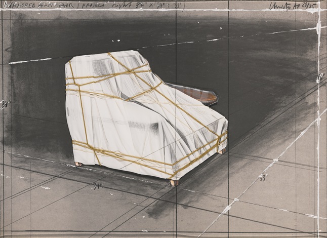 WRAPPED ARMCHAIR, PROJECT by Christo and Jeanne-Claude on artnet