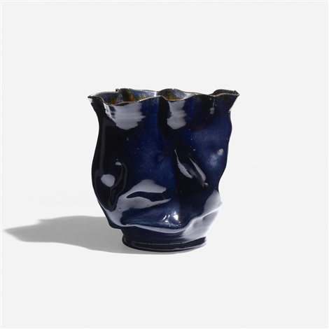 Large vase by George Edgar Ohr on artnet