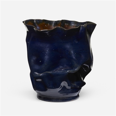 Large vase by George Edgar Ohr on artnet