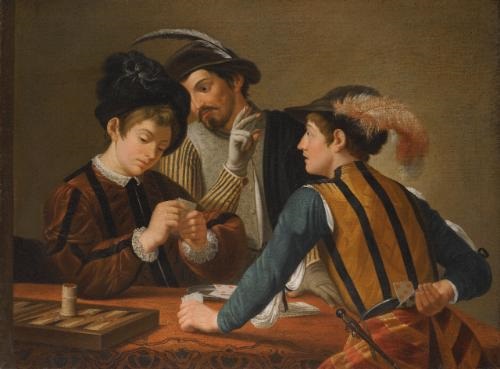 The cardsharps by Caravaggio on artnet