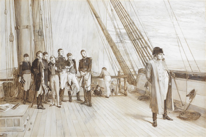 On board H.M.S. Bellerophon, July 23rd. off Cape Ushant, leaving France ...