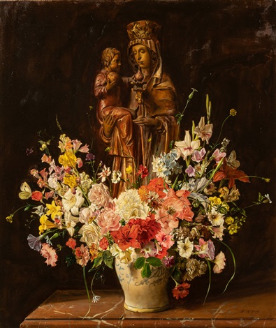 Gothic Madonna by Franz Xaver Wolf on artnet