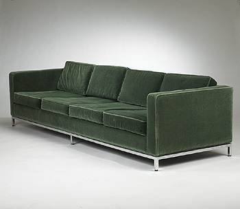 Sofa for the Yamasaki residence by Minoru Yamasaki on artnet