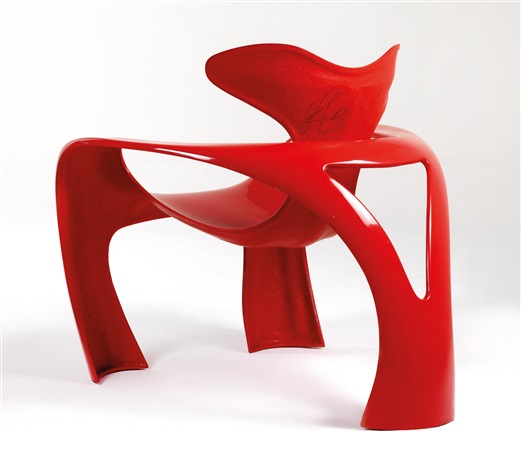 A rare cantilever chair by Luigi Colani on artnet