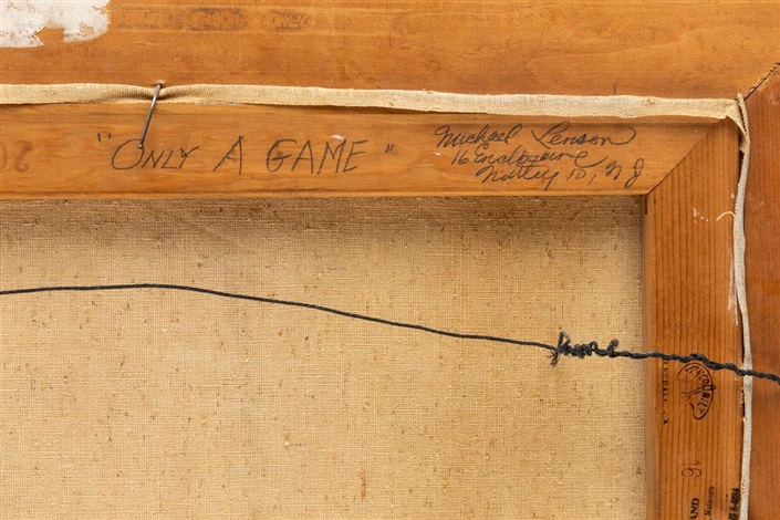 Only a Game by Michael Lenson on artnet