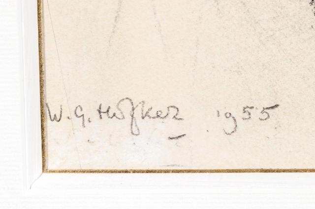 A seated female nude reading by Willem Gerard Hofker on artnet