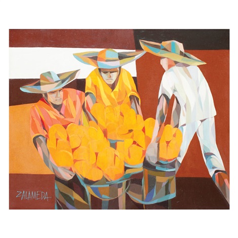 Mango Gatherers by Oscar Zalameda on artnet