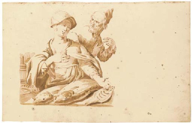 La marchande de poissons by Jacob Toorenvliet on artnet