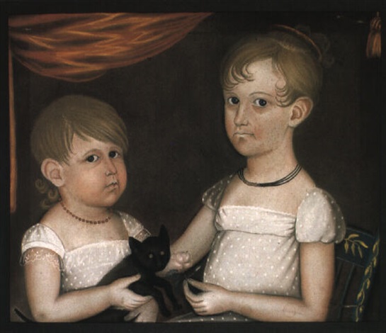 A double portrait Anna Catharine and Elizabeth Dean of Taunton by ...
