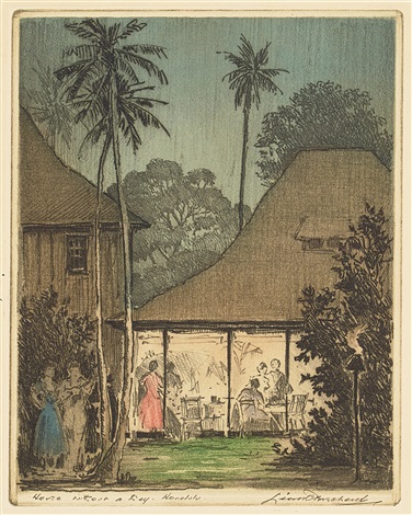 House Without a Key - Honolulu by Leon Rene Pescheret on artnet