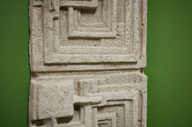 Mayan Revival Style textile block, from the Ennis Brown House, 1924 by ...