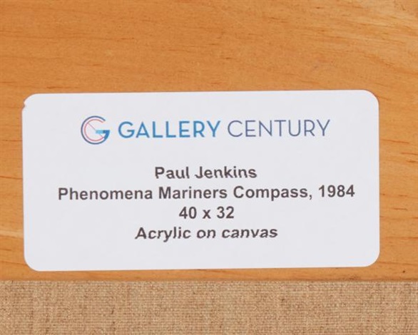 Phenomena Mariners Compass by Paul Jenkins on artnet