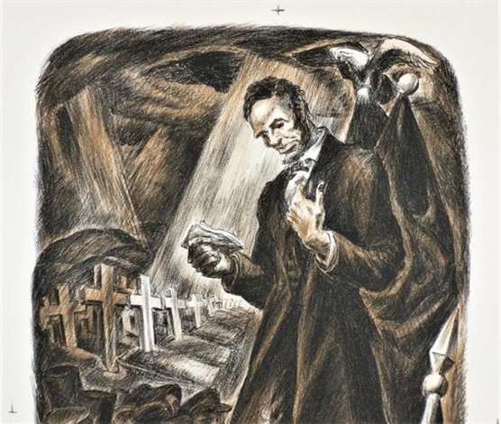 James Daugherty Lincoln Color Pencil Sketch by James Henry Daugherty on ...