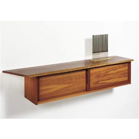 Hanging wall case by George Nakashima on artnet