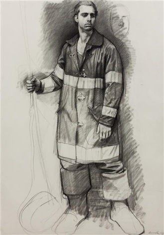 Portrait of Robert I, 1993 by Steven Assael on artnet