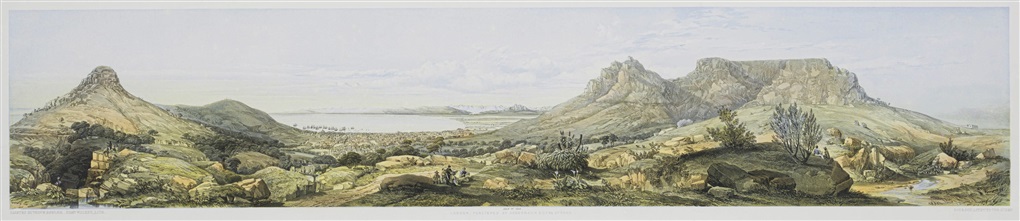 Panorama of Cape Town and Surrounding Scenery by Thomas William Bowler on artnet