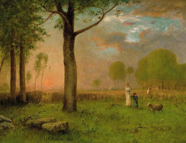 Sunset by George Inness on artnet