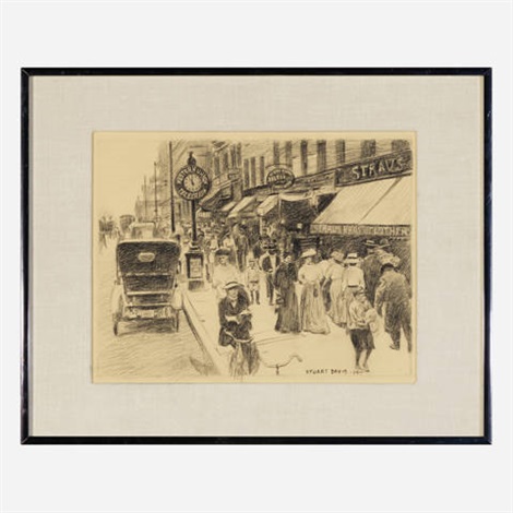 New York City Street Scene by Stuart Davis on artnet